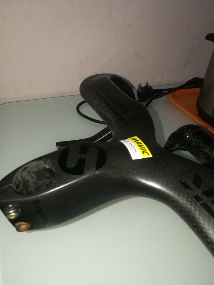 Carbon Toseek compact bar, Bicycles & PMDs, Bicycles, Fixies on Carousell
