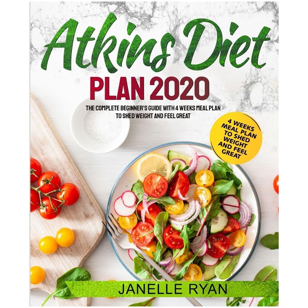 Ebook Buku Resep atkins diet plan 2020 - janelle ryan, Buku & Alat Tulis, Buku di Carousell