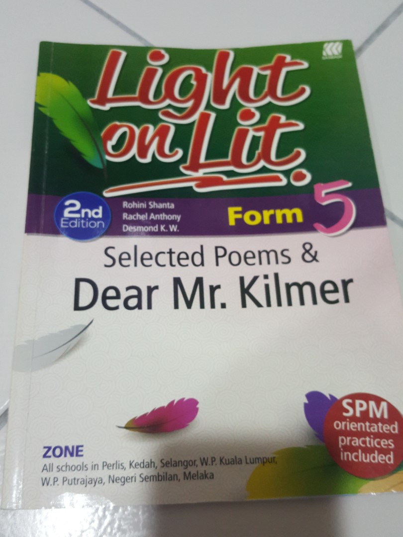 English literature Dear Mr Kilmer form 5, Hobbies & Toys, Books & Magazines, Storybooks on Carousell