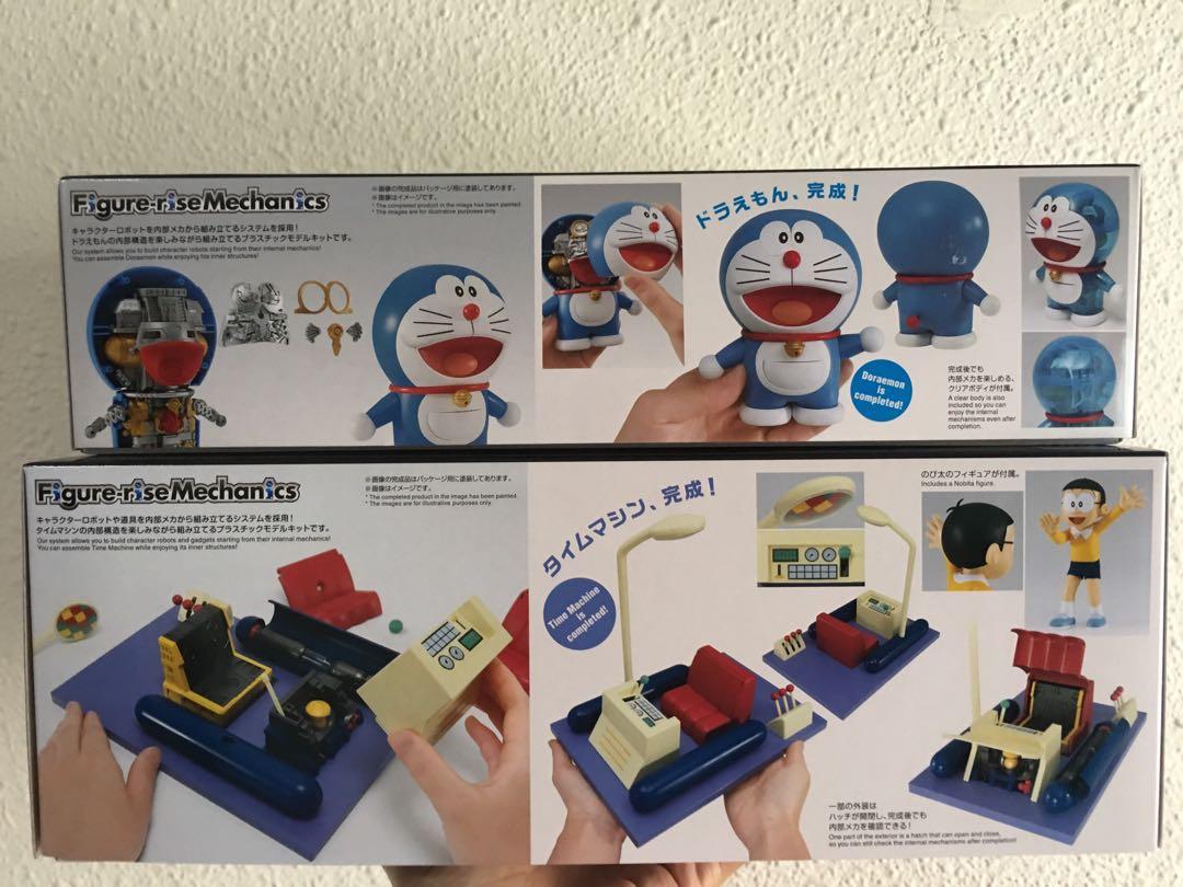 Figure-rise Mechanics Doraemon + Time Machine + Nobita Model Kit Set ...