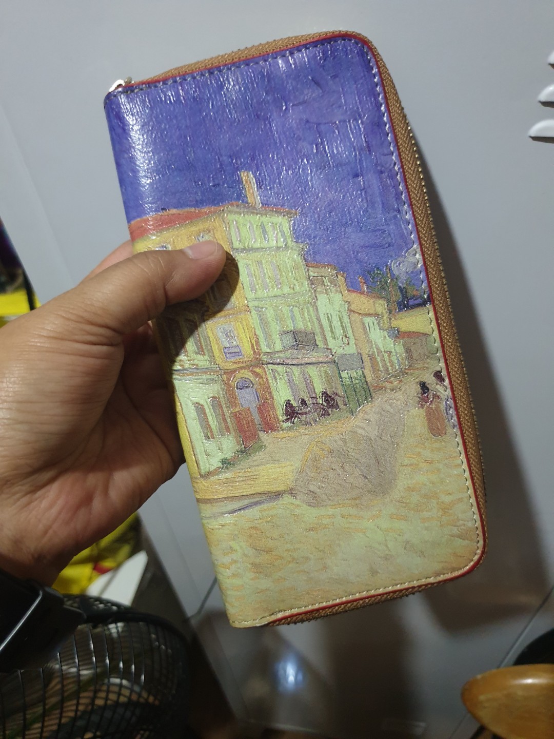 Hand Painted Design Wallet, Women's Fashion, Bags & Wallets, Wallets ...