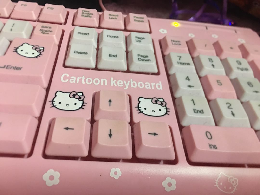Hello Kitty Keyboard, Computers & Tech, Parts & Accessories, Computer ...