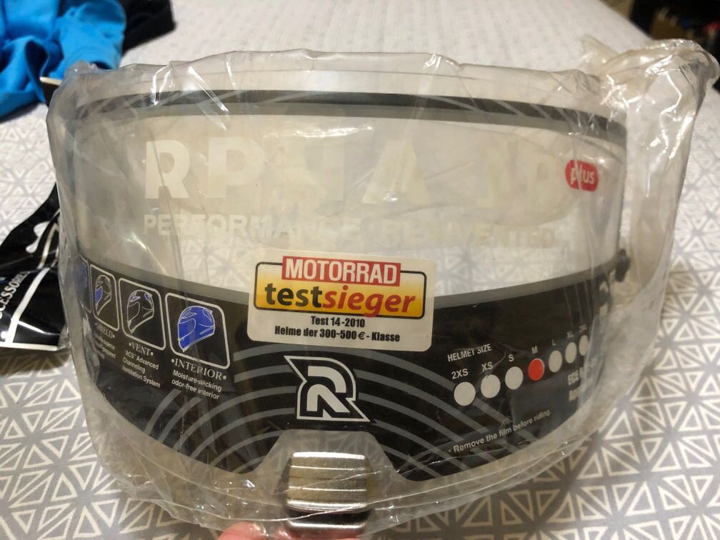 HJC RPHA 10+ visor, Motorcycles, Motorcycle Apparel on Carousell