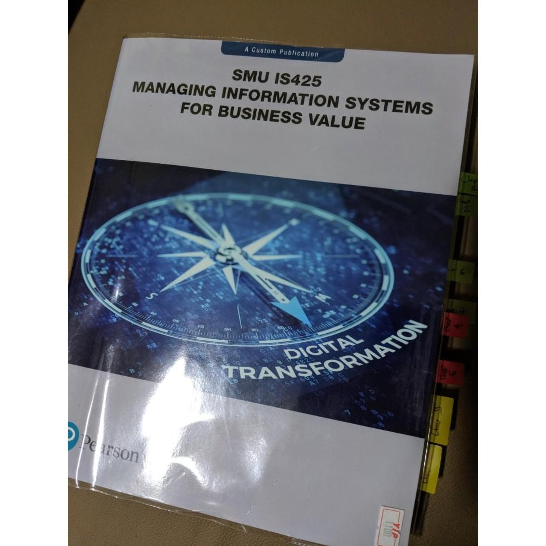 IS425 Digital Tranformation Strategy Textbook (SMU), Hobbies & Toys ...