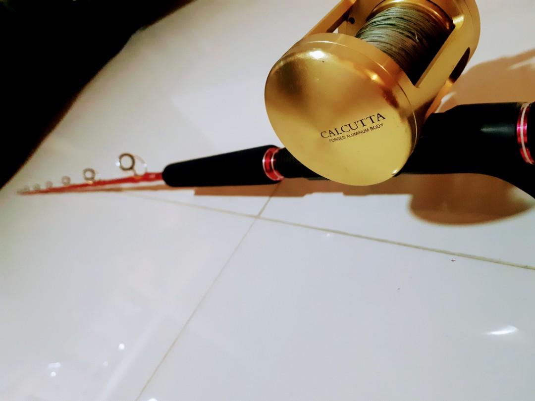 Jigging Master 50B ML & shimano calcutta 700B, Sports Equipment ...