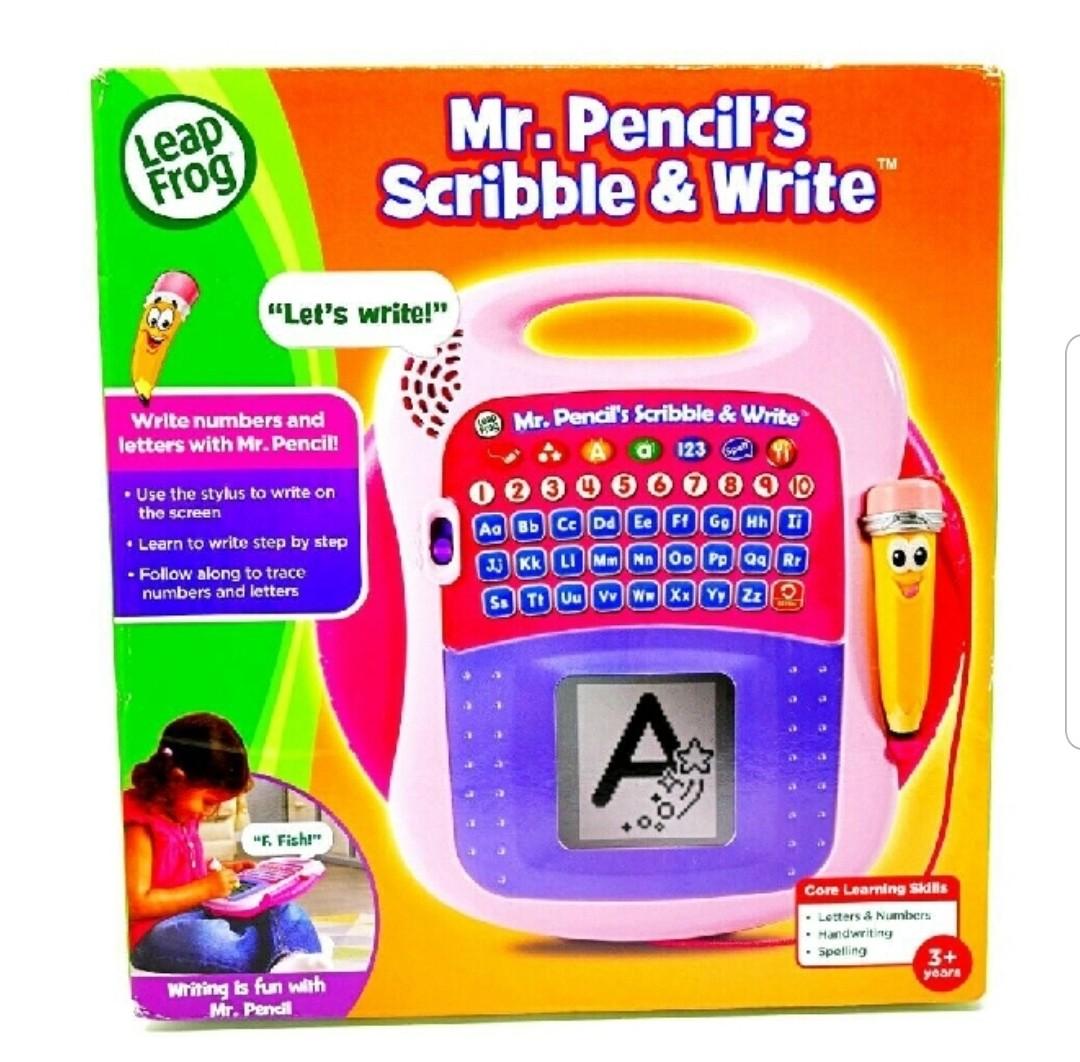 LeapFrog Mr. Pencil's Scribble & Write, Hobbies & Toys, Books & Magazines, Children's Books on ...