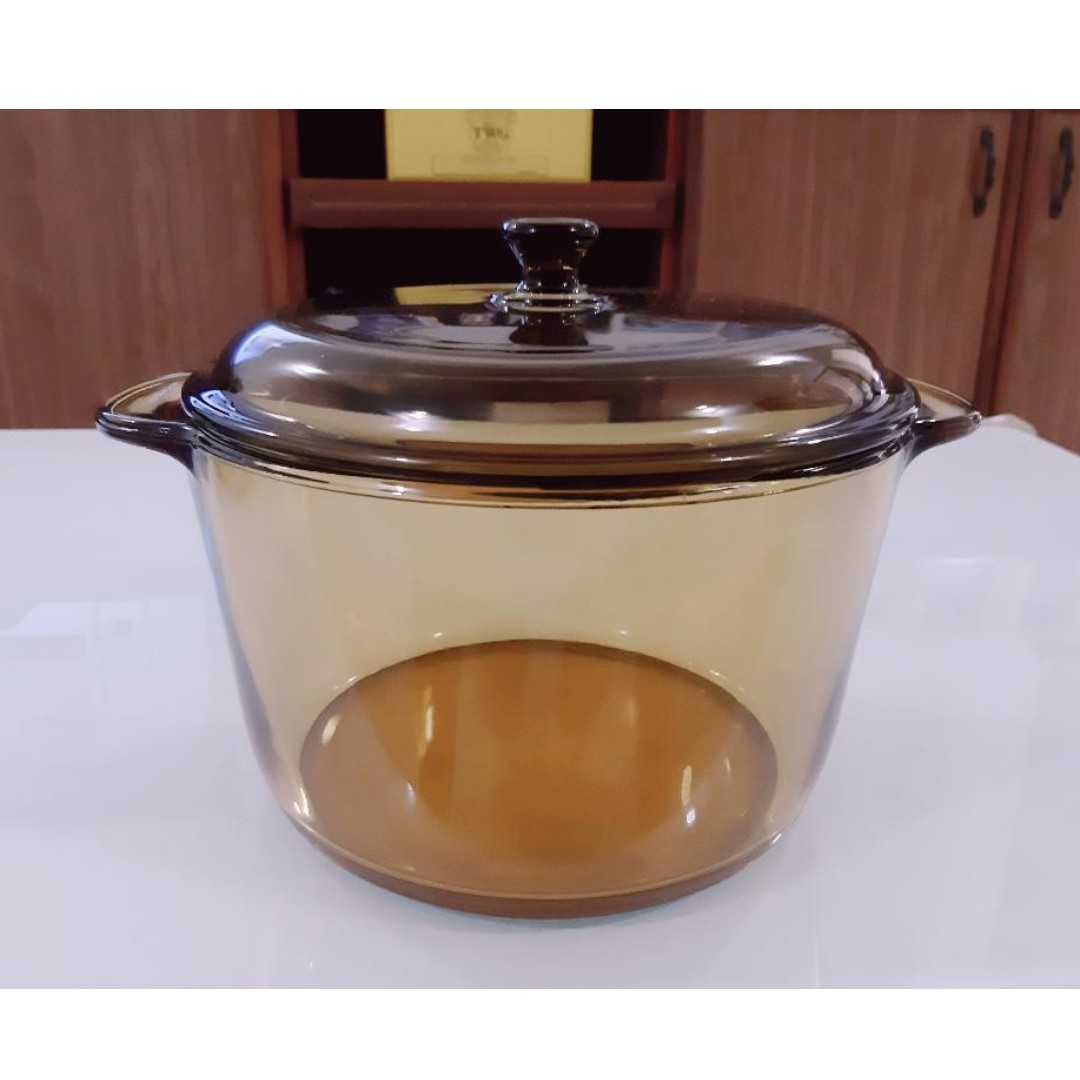 Luminarc Vitro Blooming Heat-resistant Glass Cooking Pot (5L ...