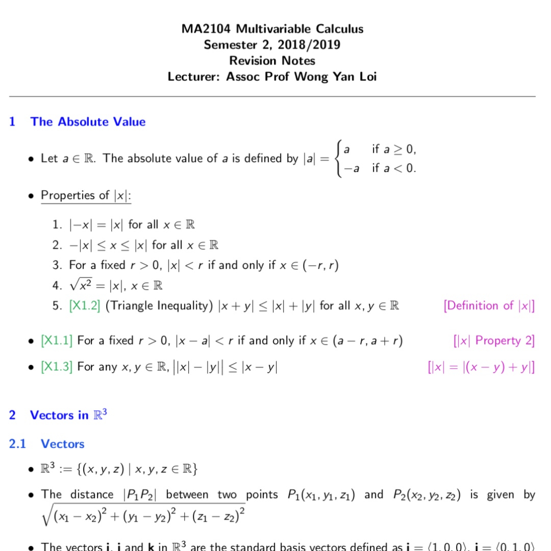 multivariable calculus exam papers