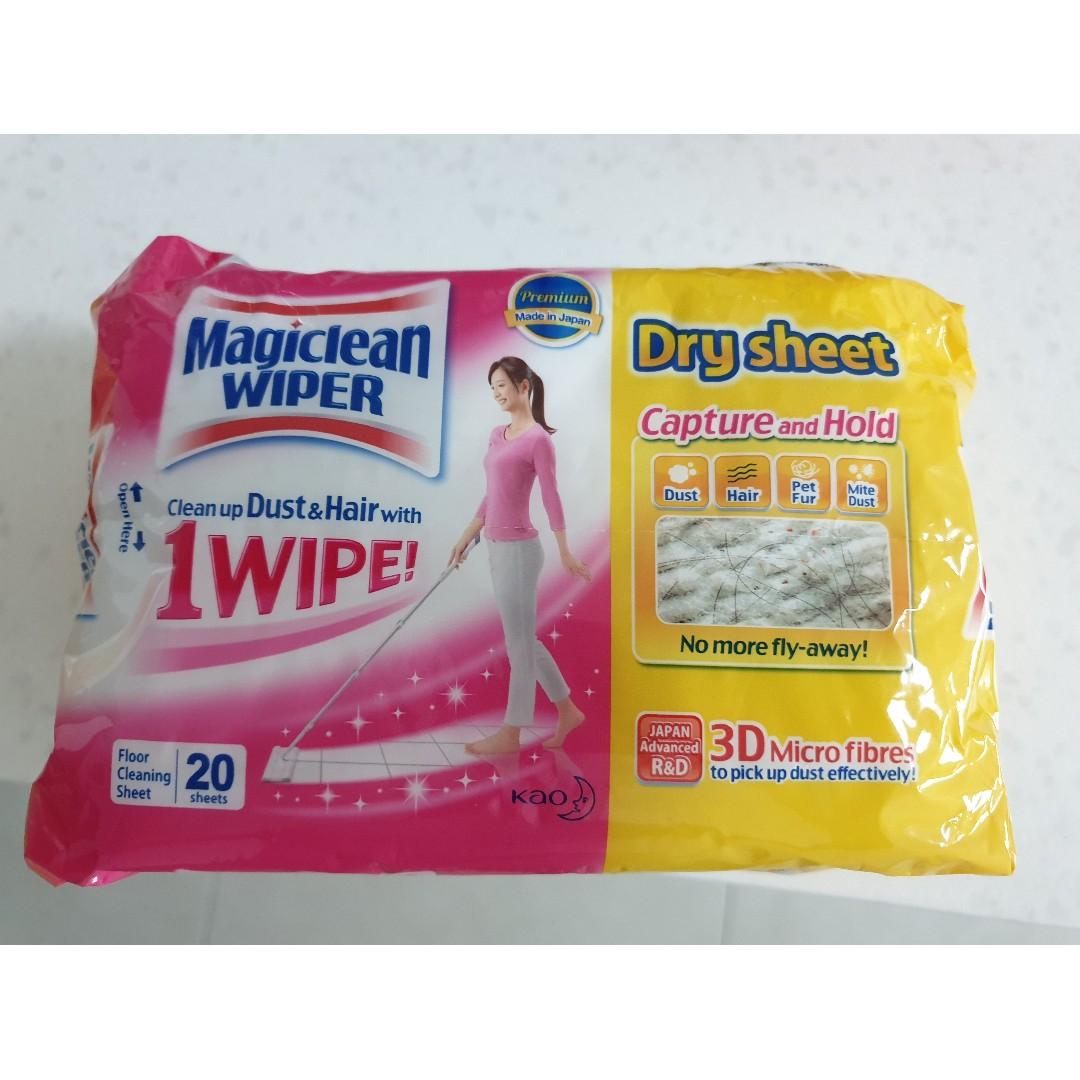 Magiclean Wiper Wipe & Mop Set, Furniture & Home Living, Cleaning ...