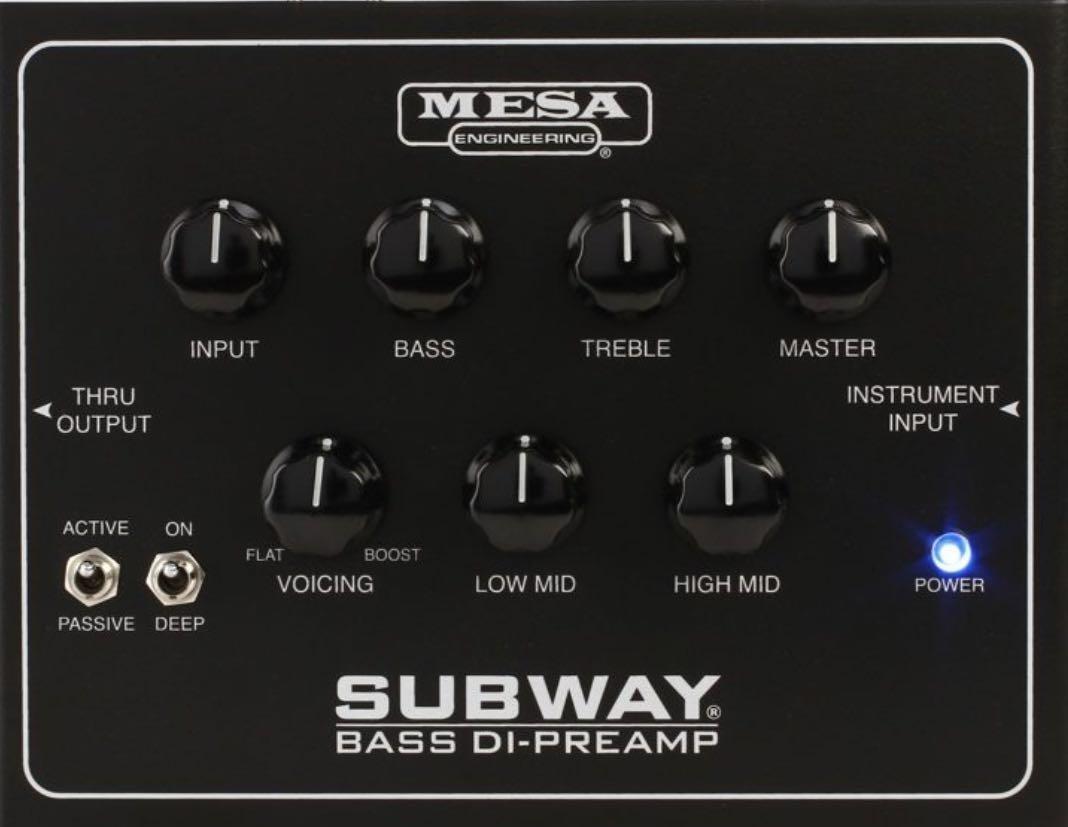 Mesa Boogie Subway Bass DI-Preamp Bass Preamp and DI Box, Hobbies ...