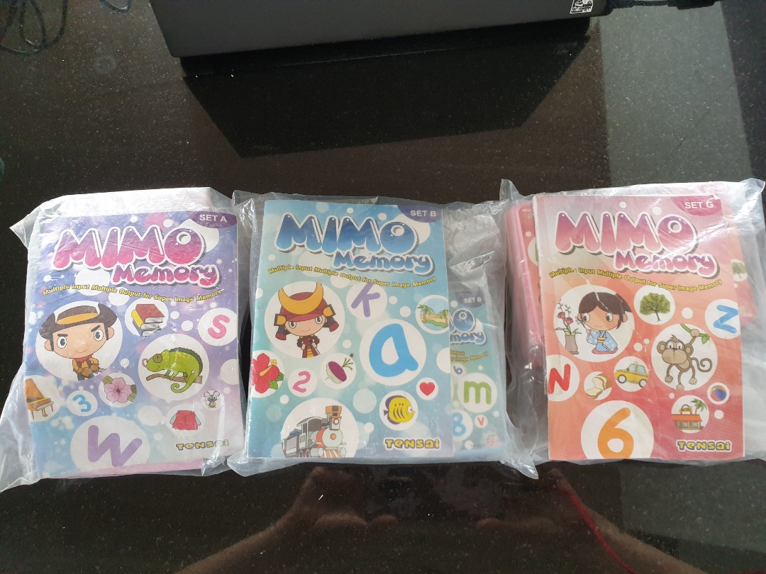 Mimo Memory set A, B and G, Hobbies & Toys, Books & Magazines ...