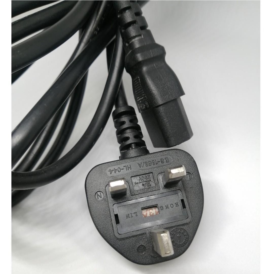NEW 2.5M C13 Power Cable - For computer and electronics devices ...