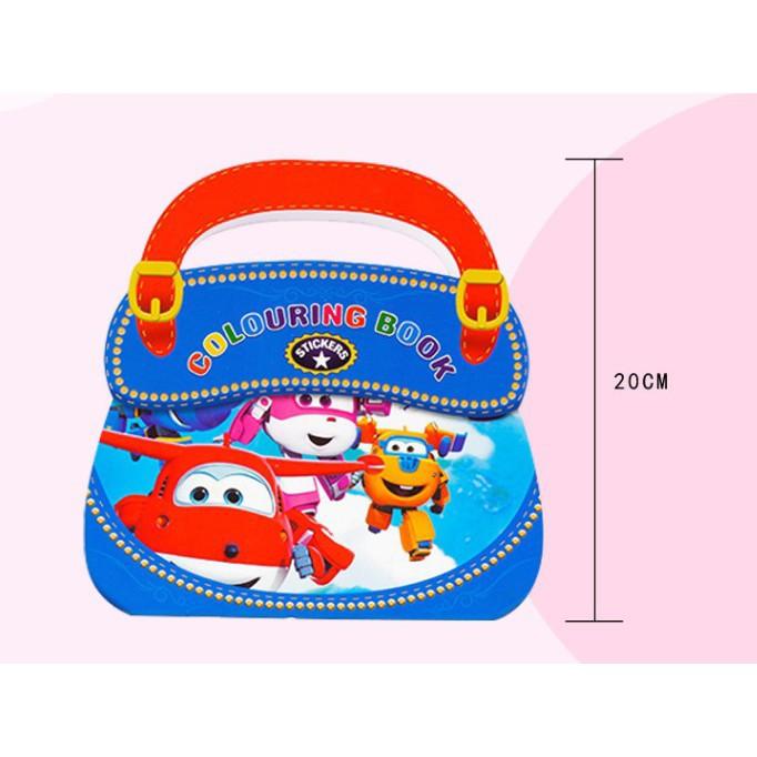 On The Go Coloring Book + Markers Set Travel Little Play Book Christmas ...
