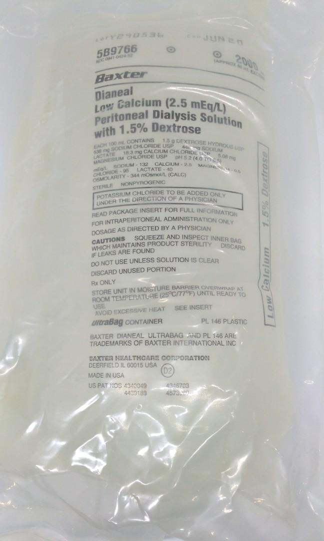 Peritoneal Dialysis Solutions on Carousell