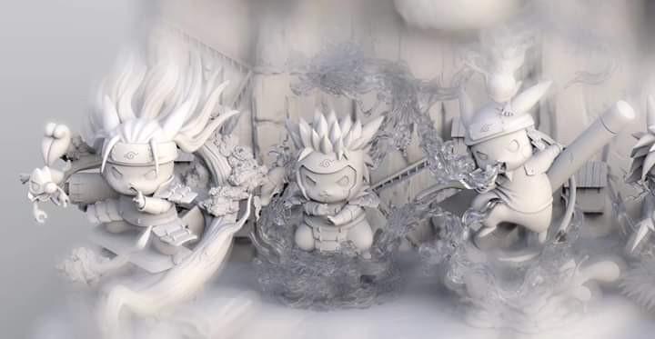 [PO] MADE STUDIO Pokemon x Naruto Statue Pikachu Cosplay Hashirama ...