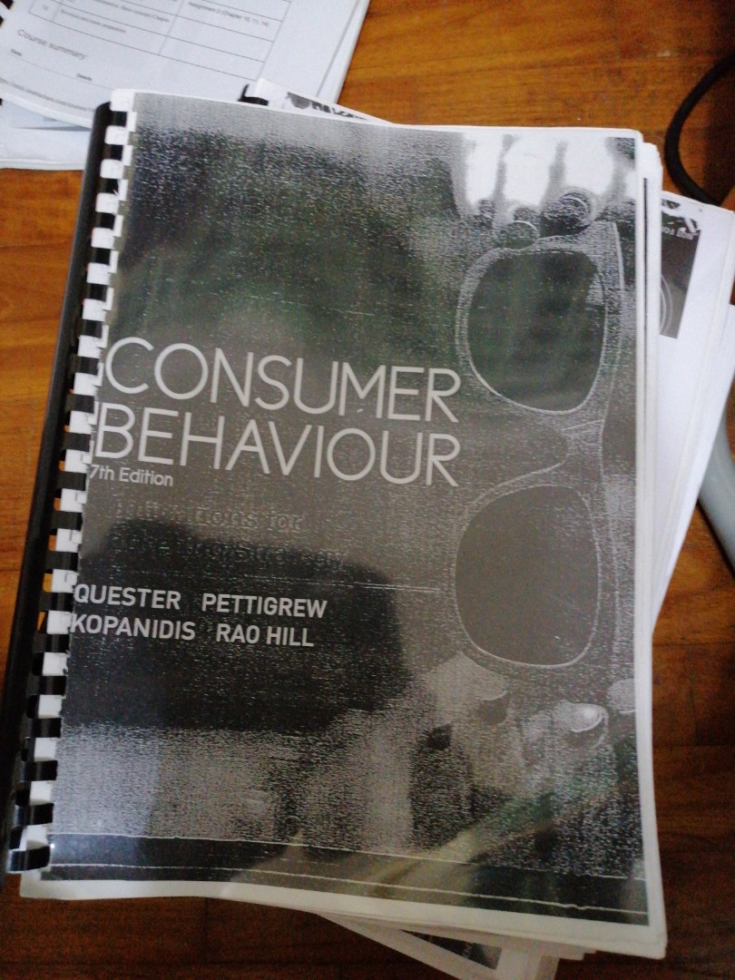 RMIT Consumer Behaviour, Hobbies & Toys, Books & Magazines, Textbooks ...