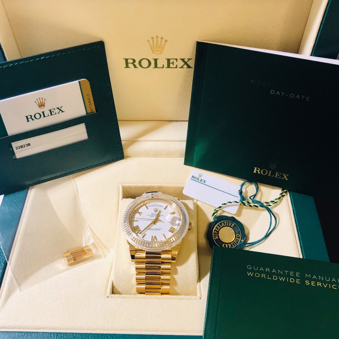 ROLEX DAY-DATE 40, 228238, PRESIDENT, OYSTER, 40MM, YELLOW GOLD ...