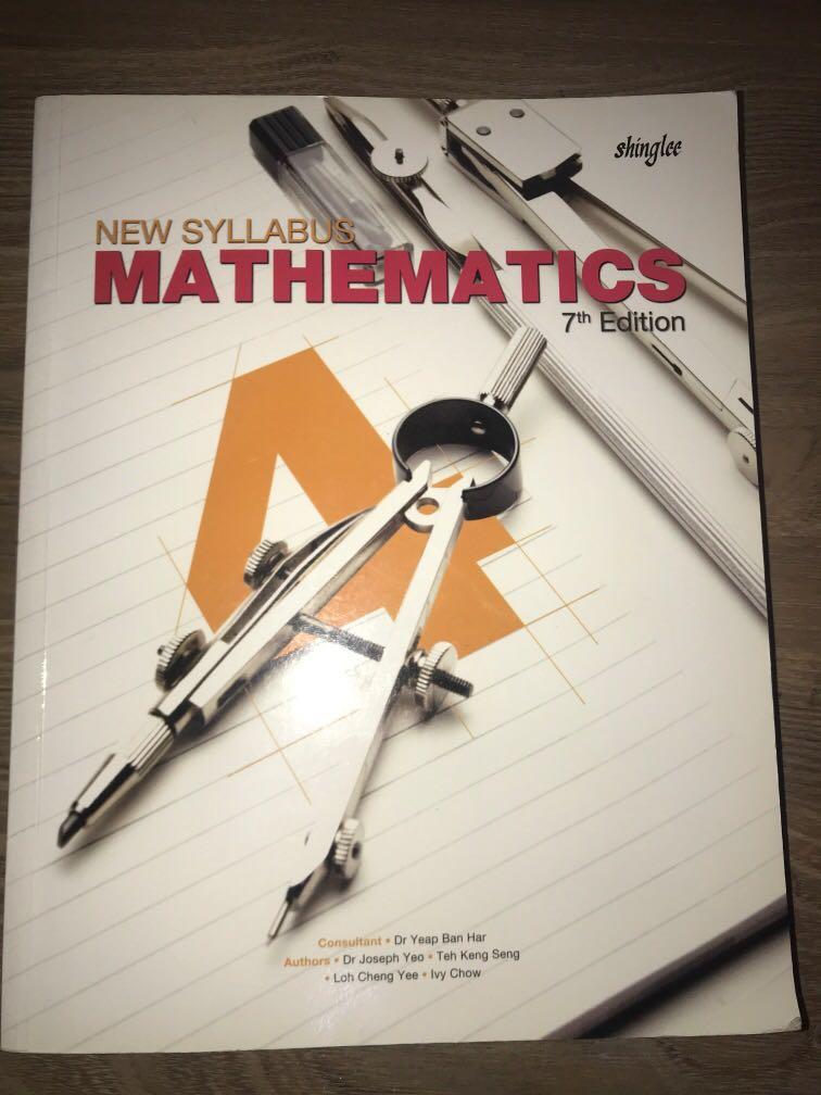 Sec 4 Math Textbook, Hobbies & Toys, Books & Magazines, Textbooks on ...