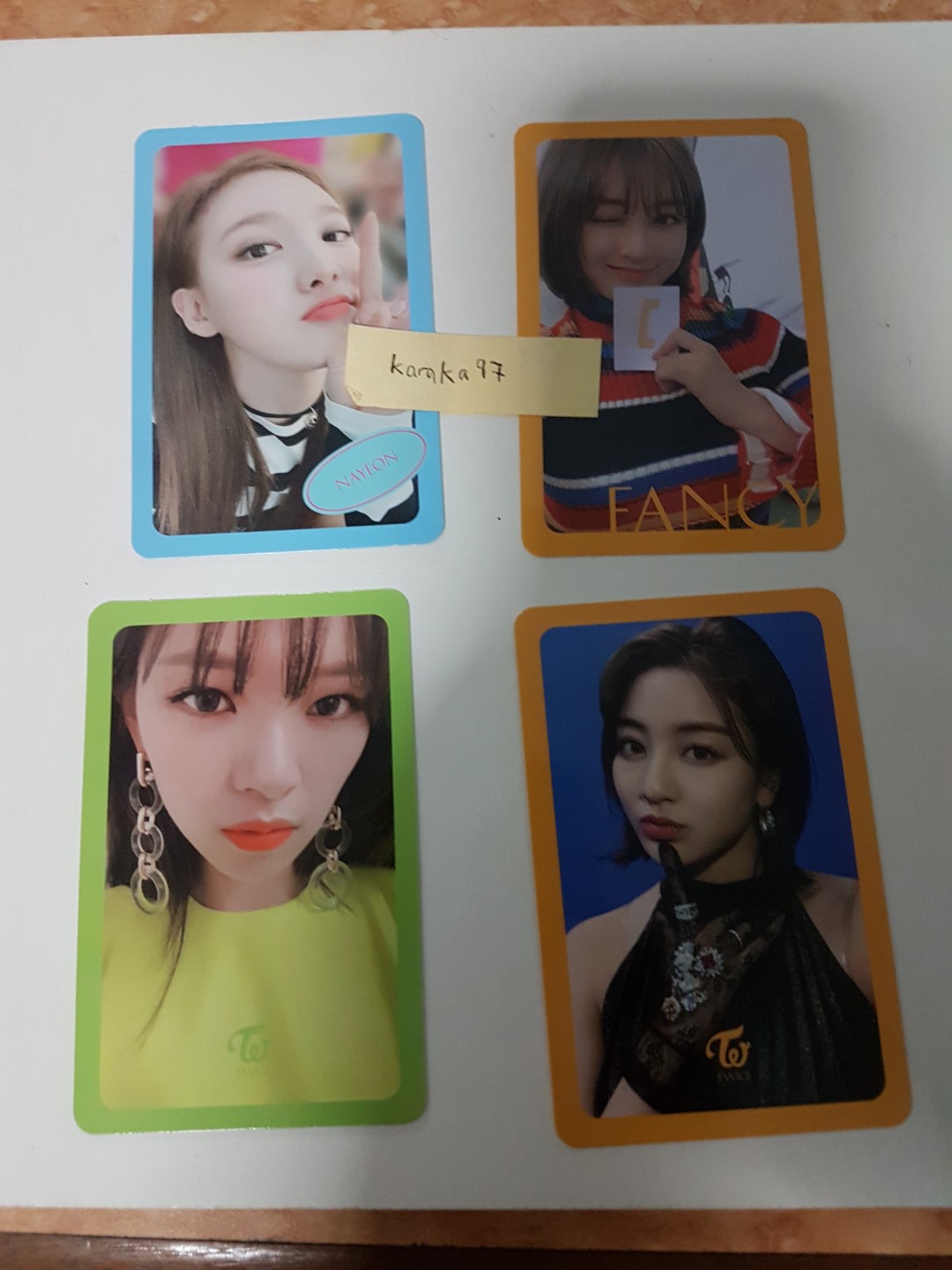 Twice Fancy Photocards, Hobbies & Toys, Memorabilia & Collectibles, K-Wave on Carousell