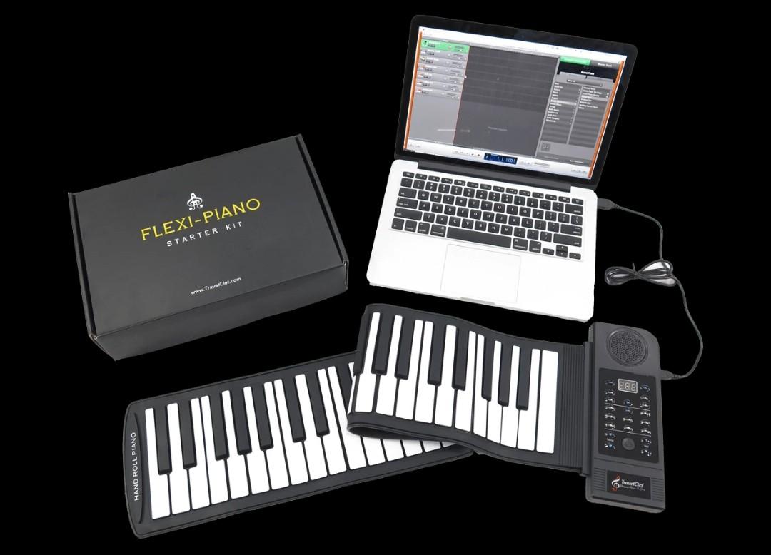 WTS: TravelClef 61 key Flexi-piano Starter Kit, Hobbies & Toys, Music ...