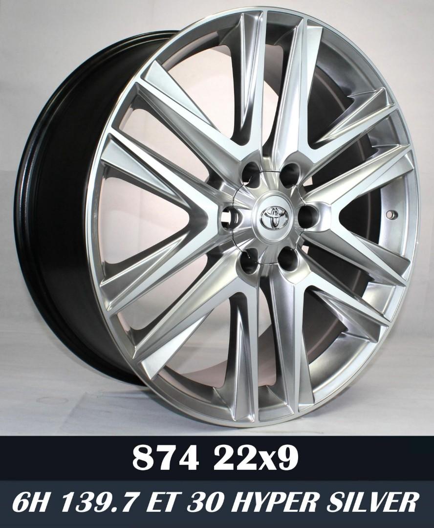 22 inch Fortuner HiLux Revo Vigo Triton Montero Fortuner DUB original ...