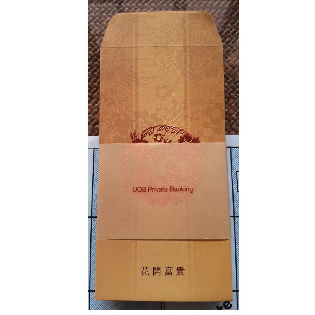 8 pcs UOB Private Banking Red Packet / Ang Bao Pao Pow Pau, Hobbies ...