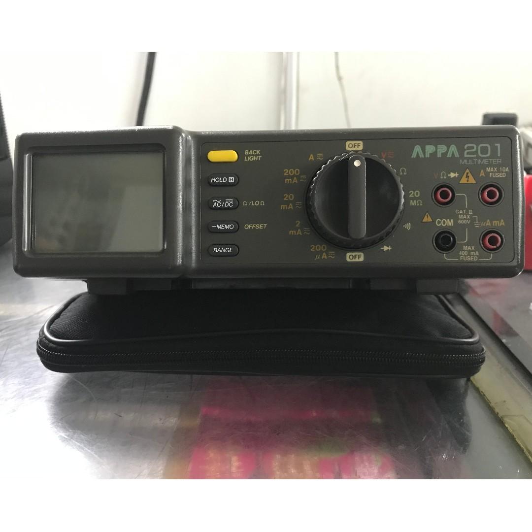 96) APPA 201 MULTIMETER, Audio, Other Audio Equipment on Carousell