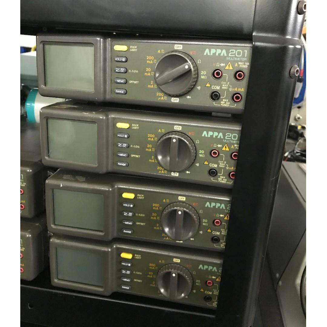96) APPA 201 MULTIMETER, Audio, Other Audio Equipment on Carousell