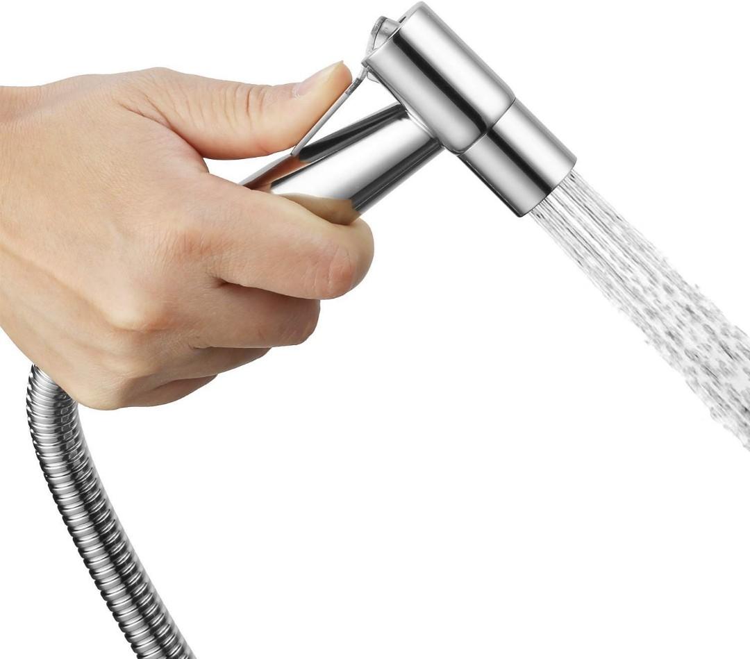 Aizhy Hand Held Bidet Sprayer Stainless Steel Sprayer Shattaf Toilet ...