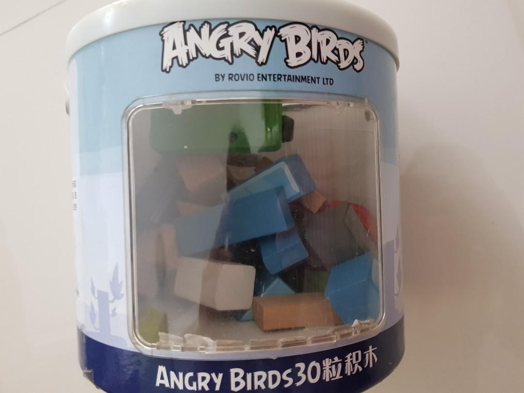 Angry Birds Wooden Bricks, Hobbies & Toys, Toys & Games on Carousell