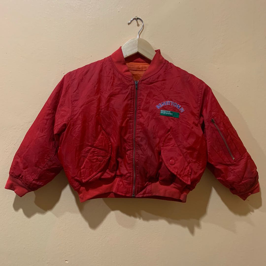 Benetton Formula 1 Bomber Jacket Kids, Babies & Kids, Babies & Kids ...