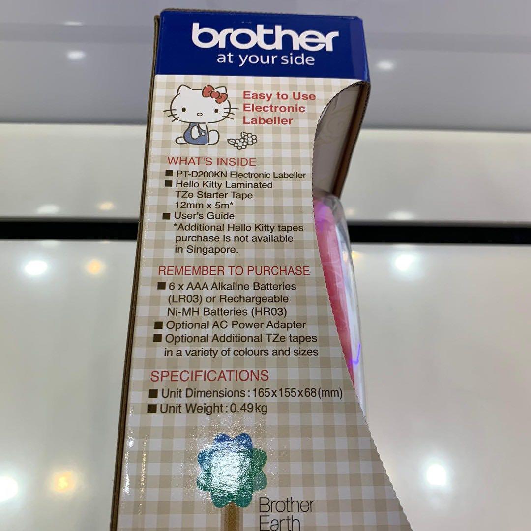Brother Labeller PT-D200KN HELLO KITTY Portable Label Printer Maker ...