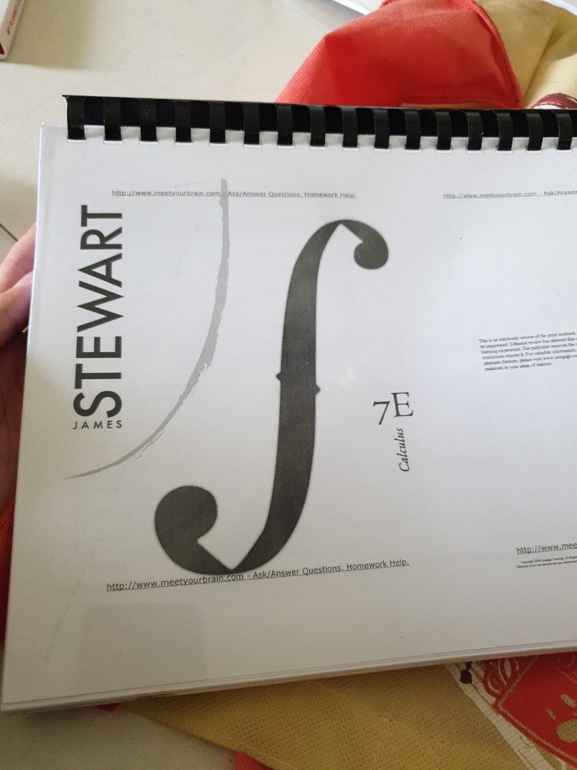 Calculus Textbook James Stewart, Hobbies & Toys, Books & Magazines ...