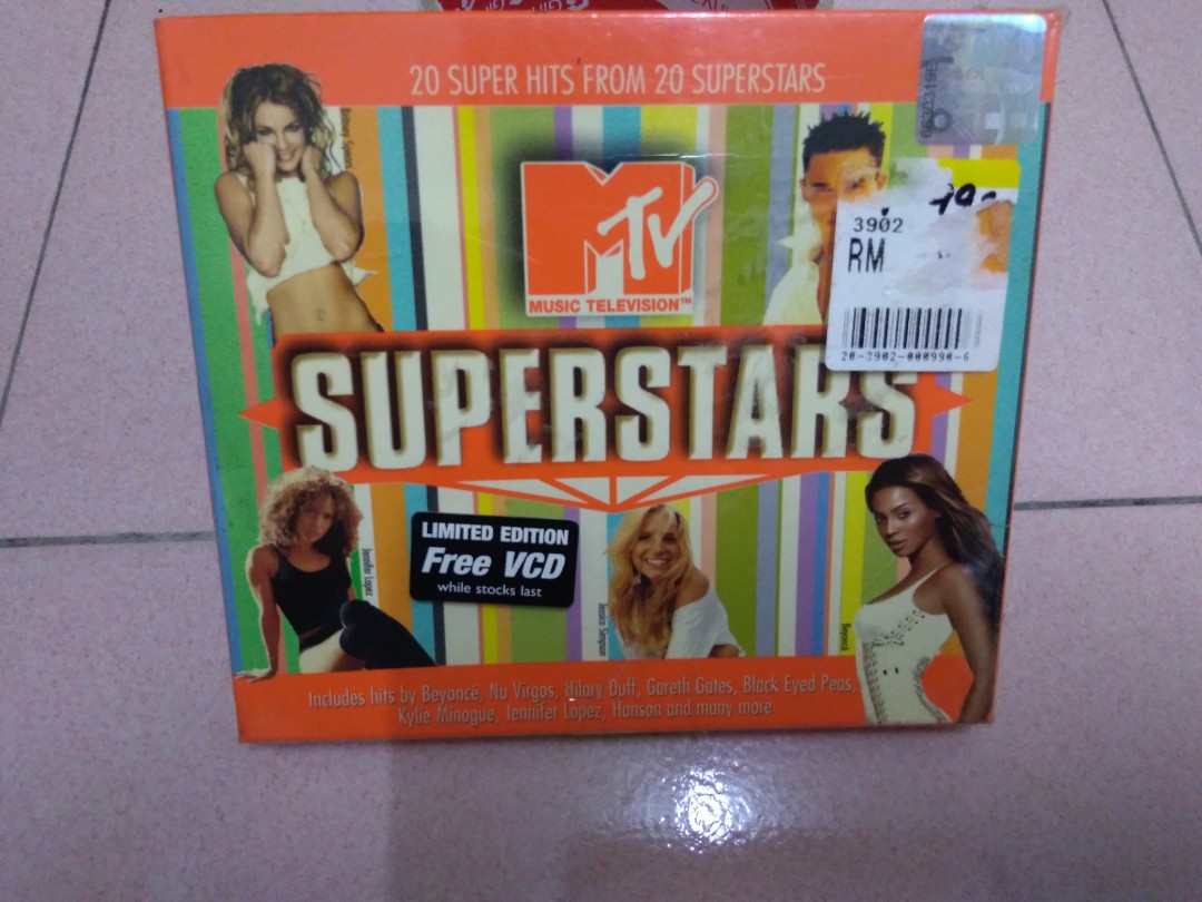 CD MTV Superstar compilation, Hobbies & Toys, Music & Media, CDs & DVDs on Carousell