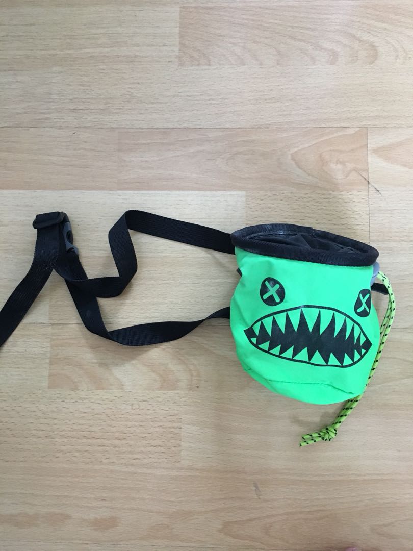 Chalk Bag (Small) with chalk ball, Sports Equipment, Sports & Games ...