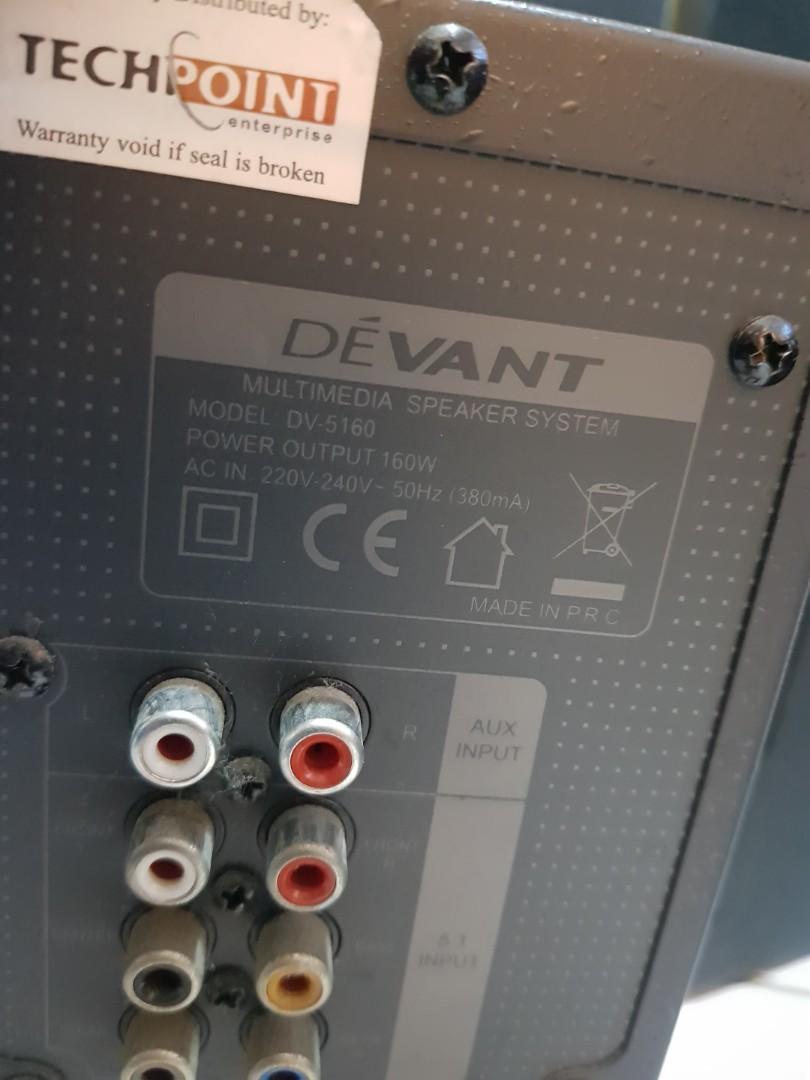 Devant Multimedia Speaker System, Audio, Soundbars, Speakers ...