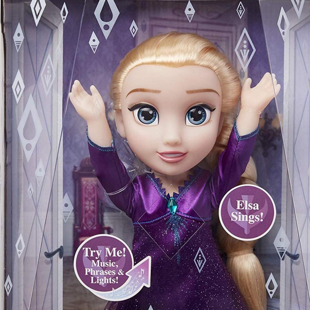 Disney Frozen 2 Elsa Musical Doll, 興趣及遊戲, 玩具 & 遊戲類 - Carousell