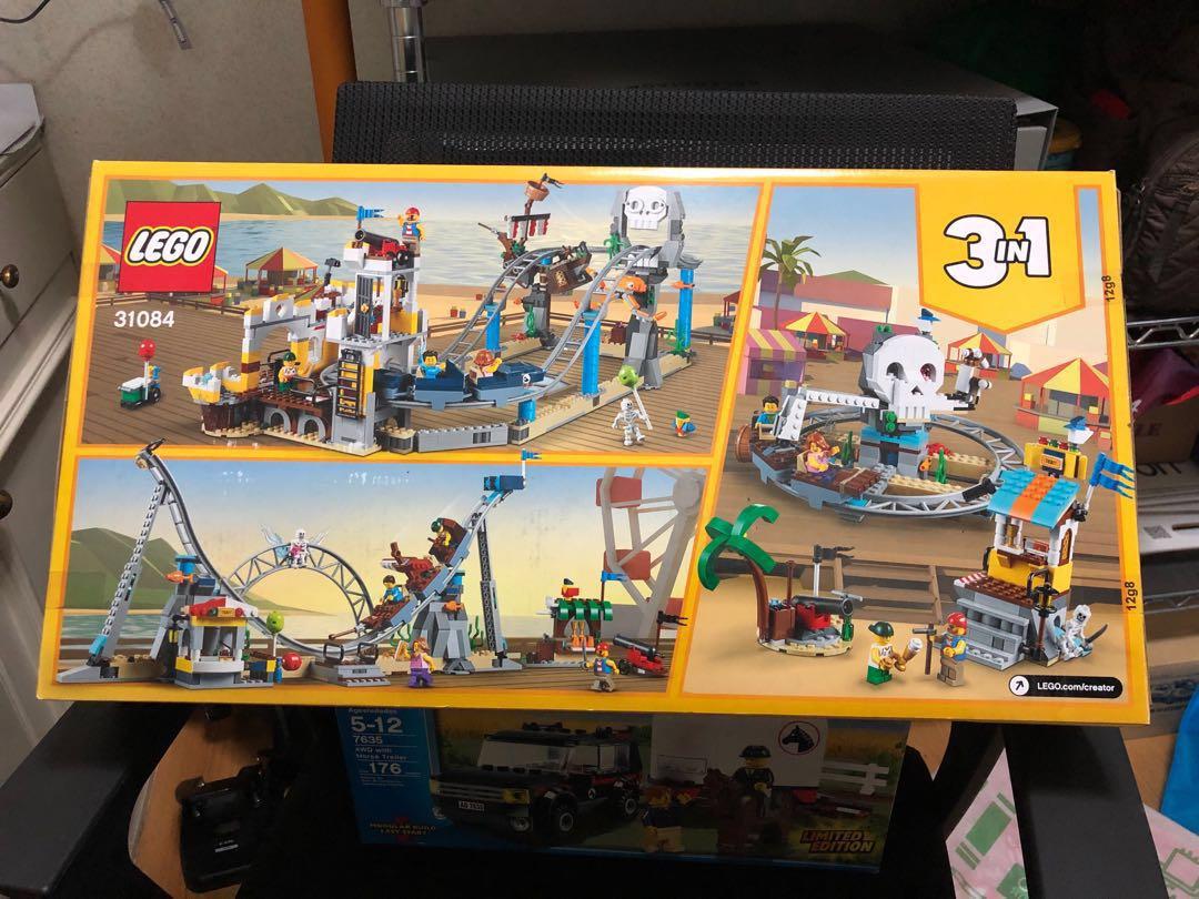 Genuine Lego 31084 Creator 3 in 1 Pirate Roller Coaster Set, Hobbies ...