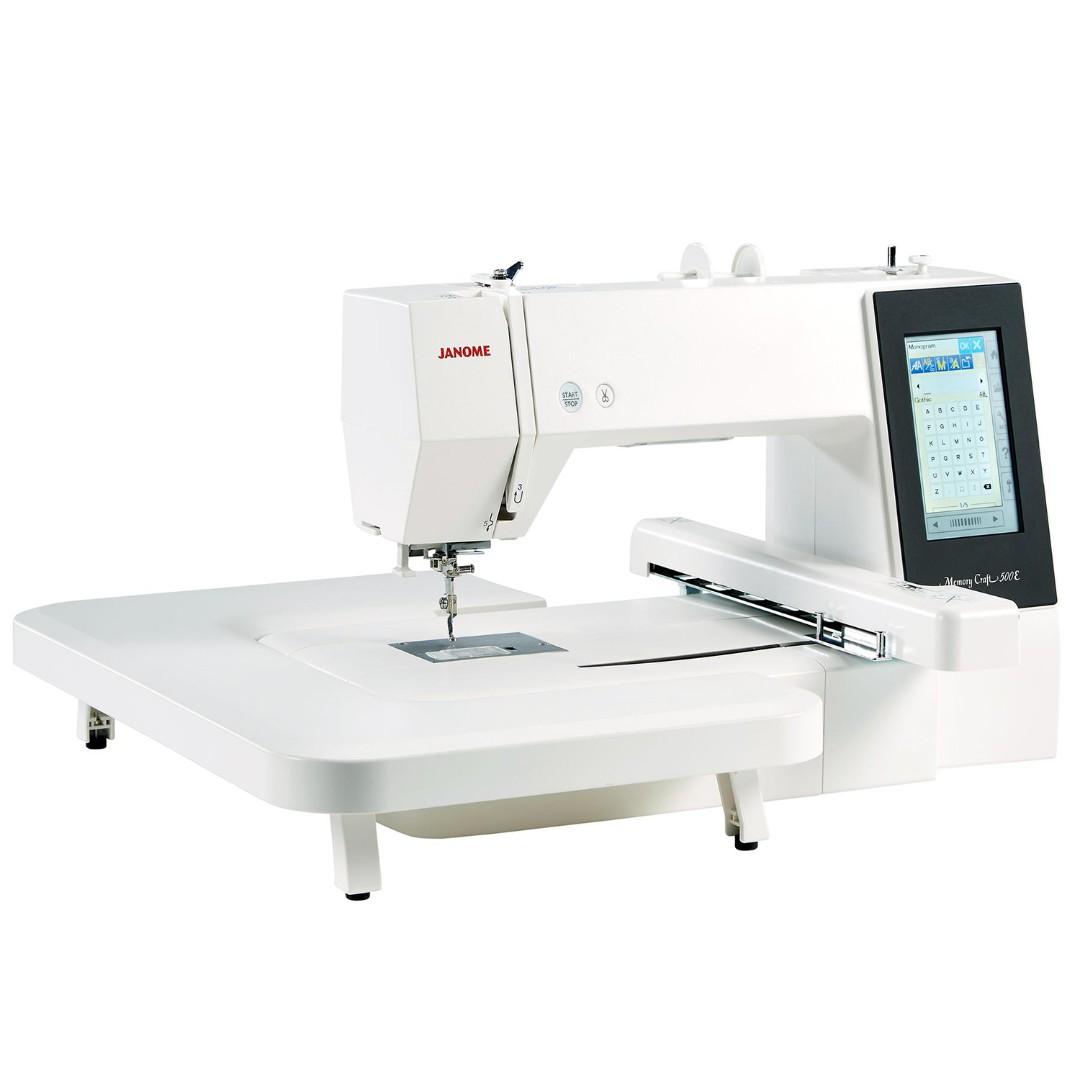 Janome MC500E - Memory Craft Embroidery Machine, Hobbies & Toys ...