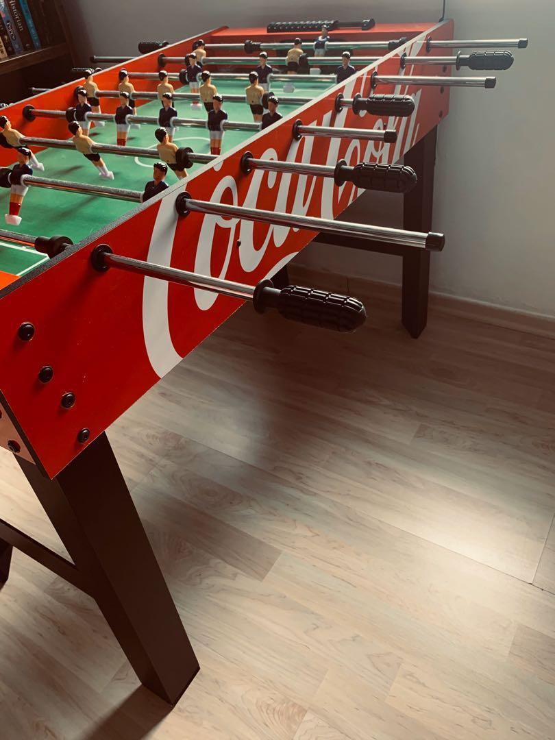 Limited Edition Coca-Cola Soccer Foosball Game Table, Furniture & Home ...