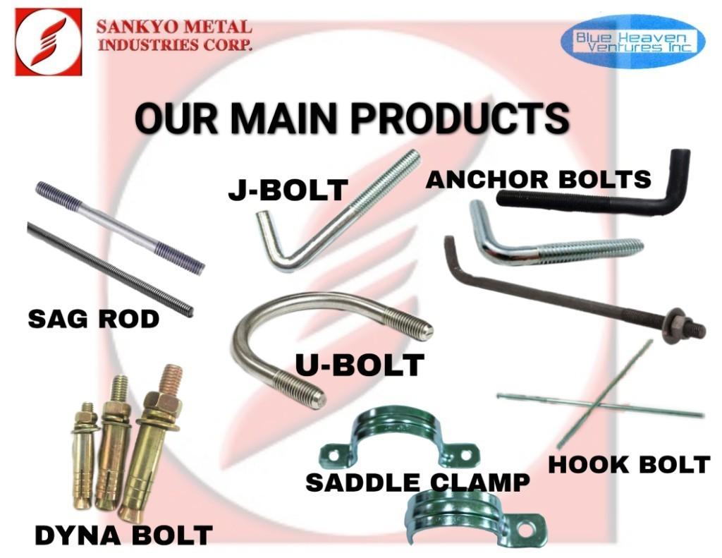 Manufacturer and supplier of anchor bolt ubolt jbolt sagrod hook bolt ...