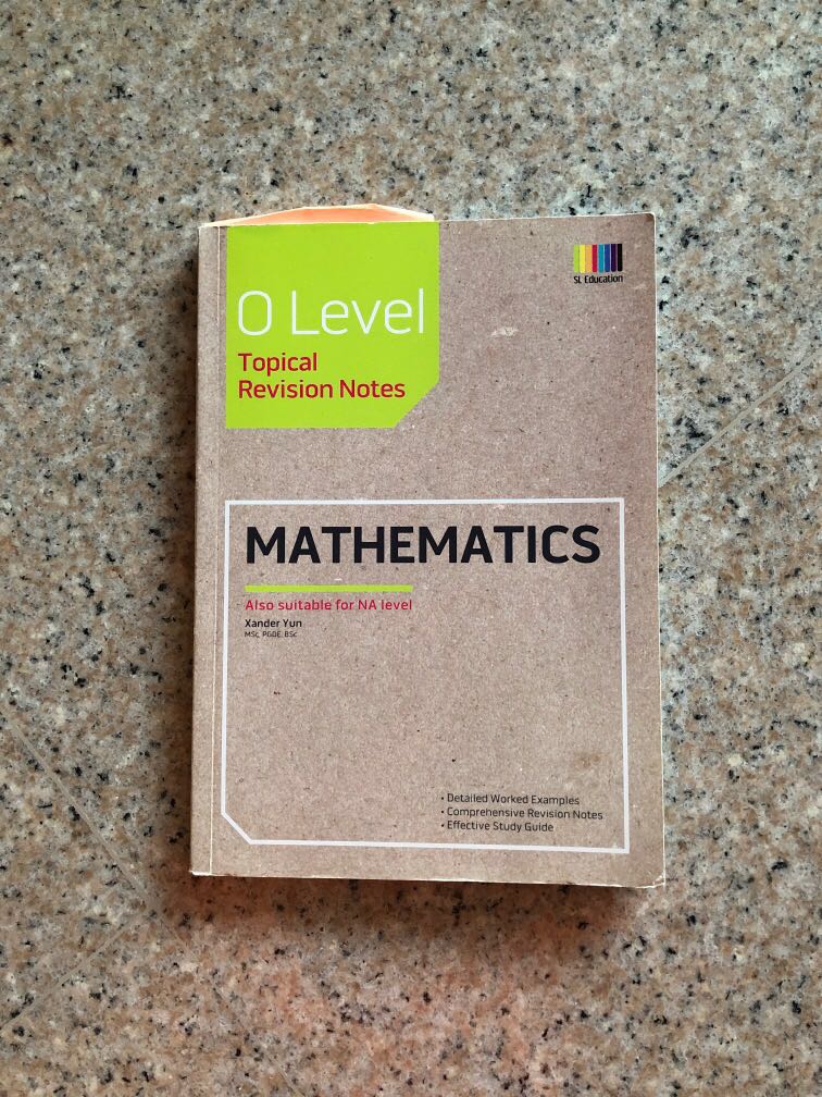 #blessings Mathematics O Level topical revision notes, Hobbies & Toys ...