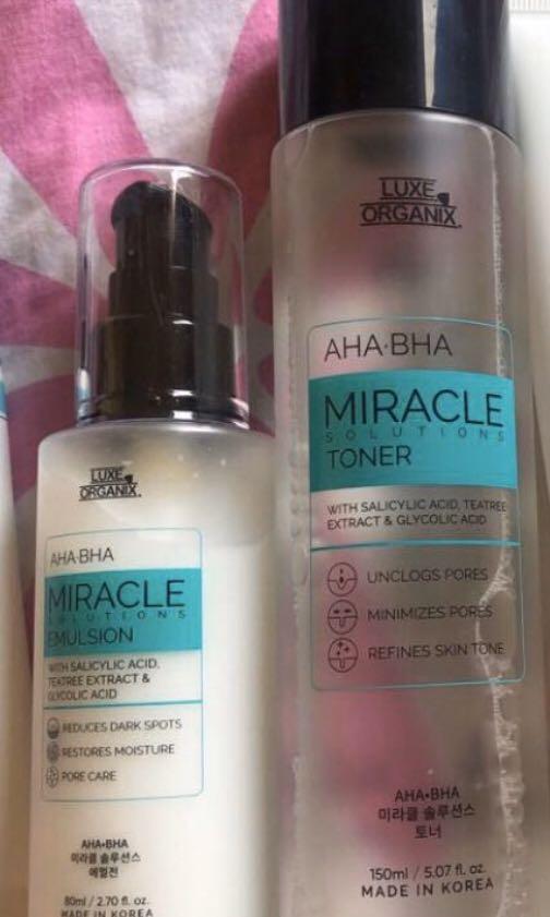 Miracle Solutions SET, Beauty & Personal Care, Face, Face Care on Carousell