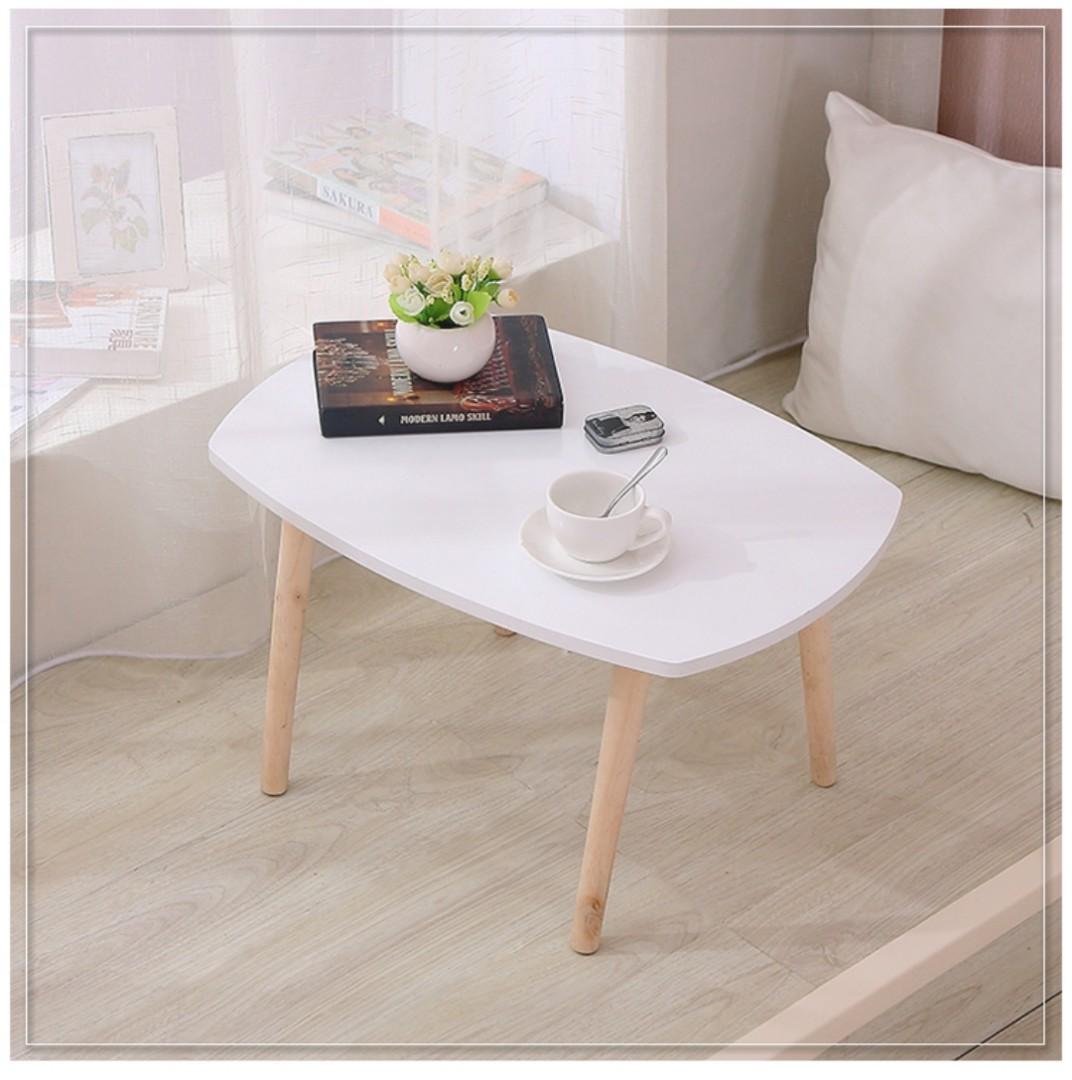 Nordic White Small Table, Furniture & Home Living, Furniture, Tables ...