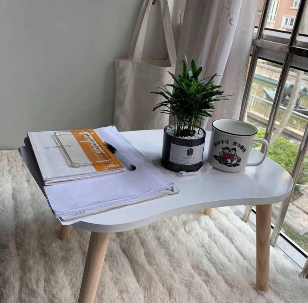 Nordic White Small Table, Furniture & Home Living, Furniture, Tables ...