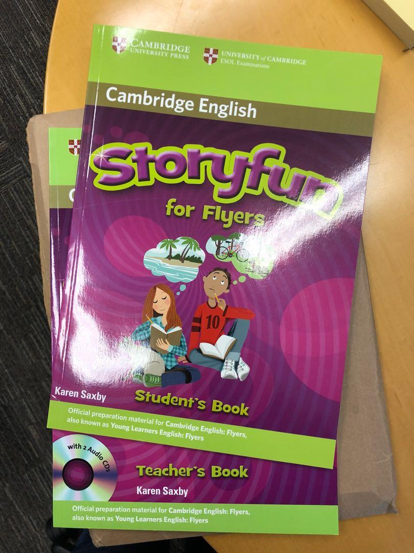 Storyfun for flyers teachers book (CD)&students book, 興趣及遊戲, 書本 & 文具 ...