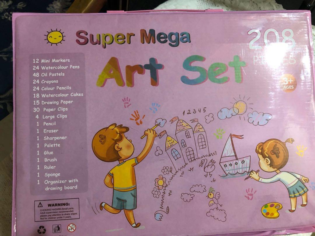 Super Mega Art Set—208 pcs., Babies & Kids, Infant Playtime on Carousell