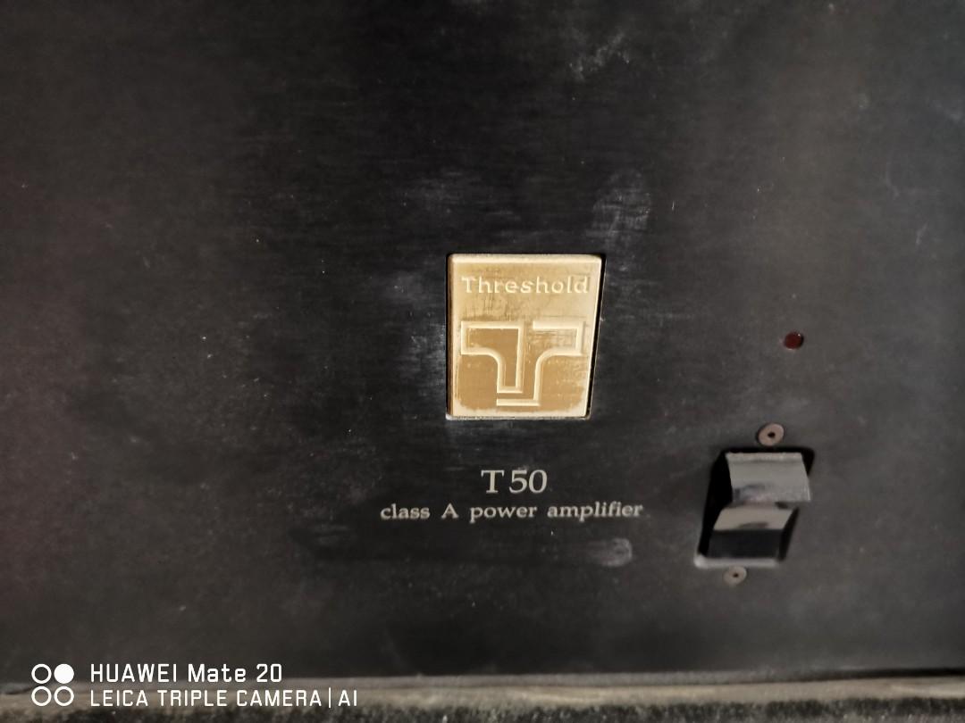 Threshold (Nelson Pass) T50 Class A power amplifier -Price reduced ...