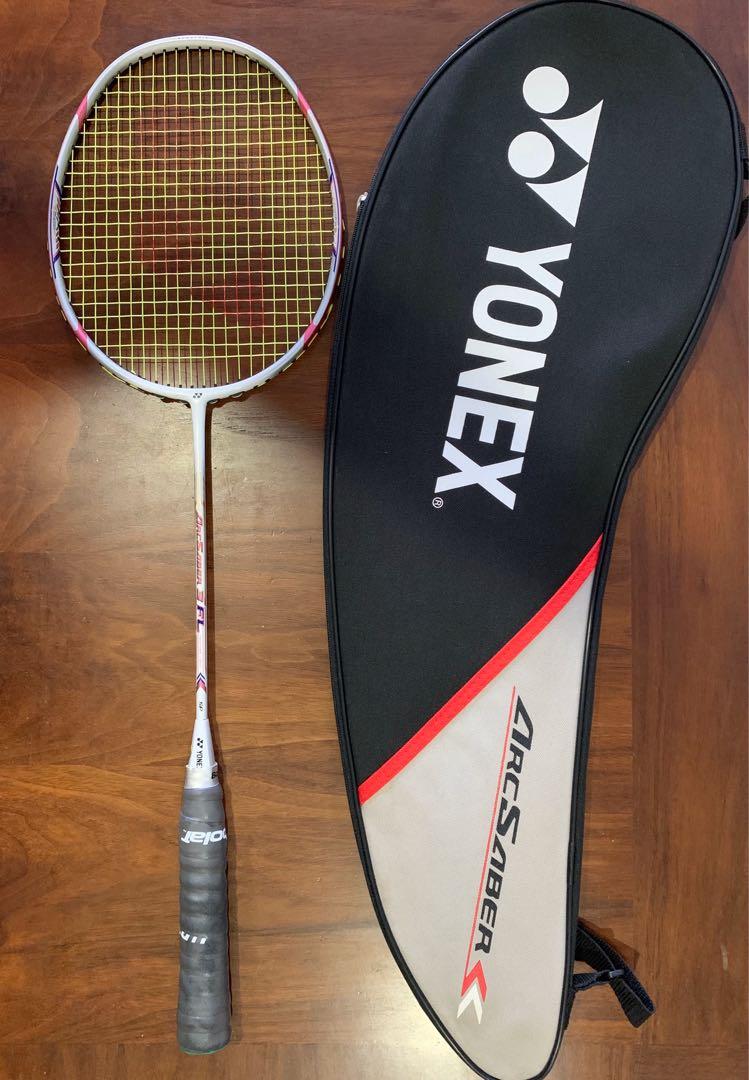 Yonex Arcsaber 3 FL Badminton Racket, Sports Equipment, Sports & Games, Racket & Ball Sports on ...