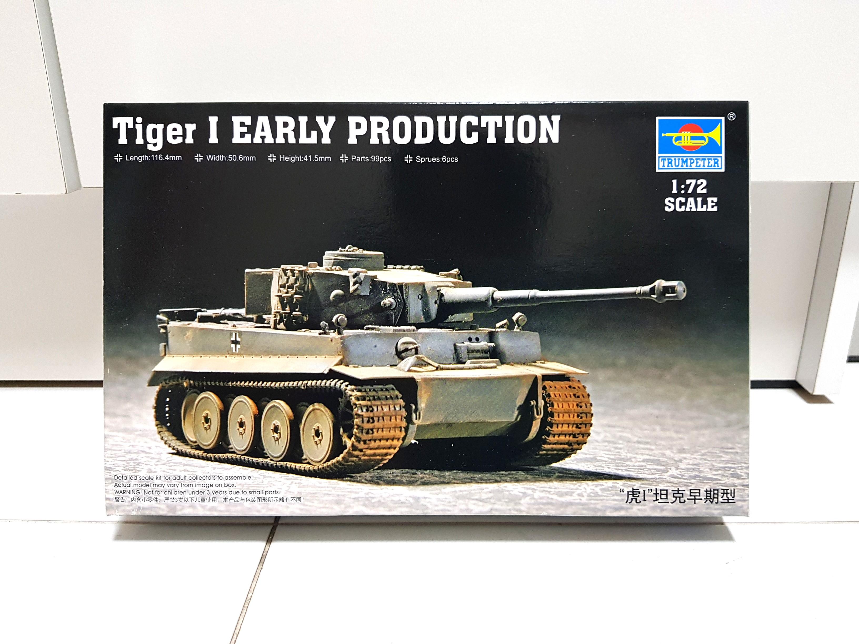 1/72 07242 Trumpeter Germany Tiger 1 (Early Production) *Rare & hard to ...